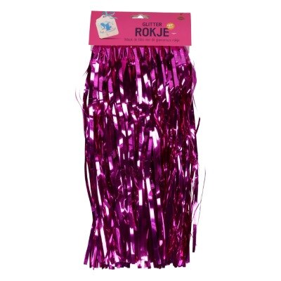 Rokje glitter folie roze one size kopen? | SoLow
