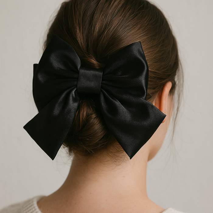 Haarclip strik zwart kopen? | SoLow